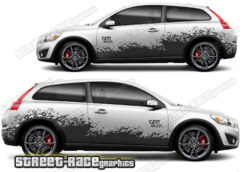 Volvo C30 large graphics 034 - Got Mud