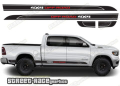 Dodge RAM racing stripes 016 - Street Race Graphics