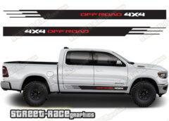 Dodge RAM racing stripes 019 - Street Race Graphics