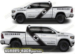 Dodge RAM large 024 - USMC - Street Race Graphics