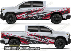 Chevrolet Silverado graphics - Street Race Graphics