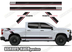 Chevrolet Silverado racing stripes 009