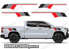 Chevrolet Silverado racing stripes 012 - Street Race Graphics