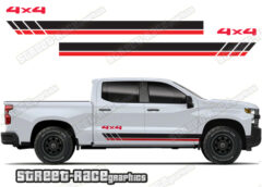 Chevrolet Silverado racing stripes 014