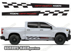 Chevrolet Silverado racing stripes 015 - Street Race Graphics