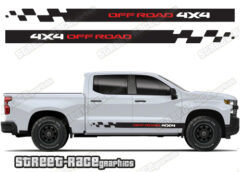 Chevrolet Silverado racing stripes 017 - Street Race Graphics