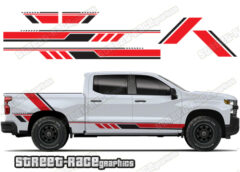 Chevrolet Silverado racing stripes 026