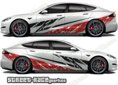 Tesla Model S large graphics 021 - Street Race Graphics