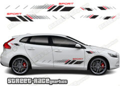 Volvo V40 racing stripes 031