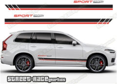 Volvo XC90 053 - racing stripes - Street Race Graphics