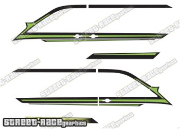 Ford Transit Custom M-SPORT decals MS-RT graphics